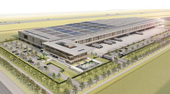 New, sustainable distribution center for Hunkemöller in Almere – pelecon