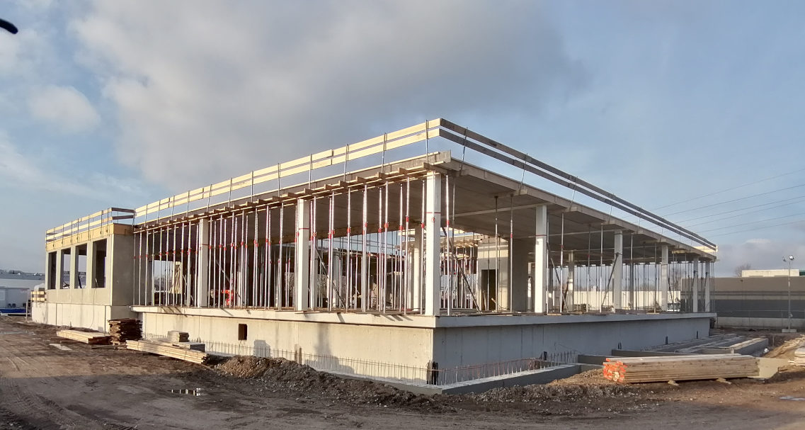 Bouw nieuw food ontwikkelcentrum in volle gang – pelecon