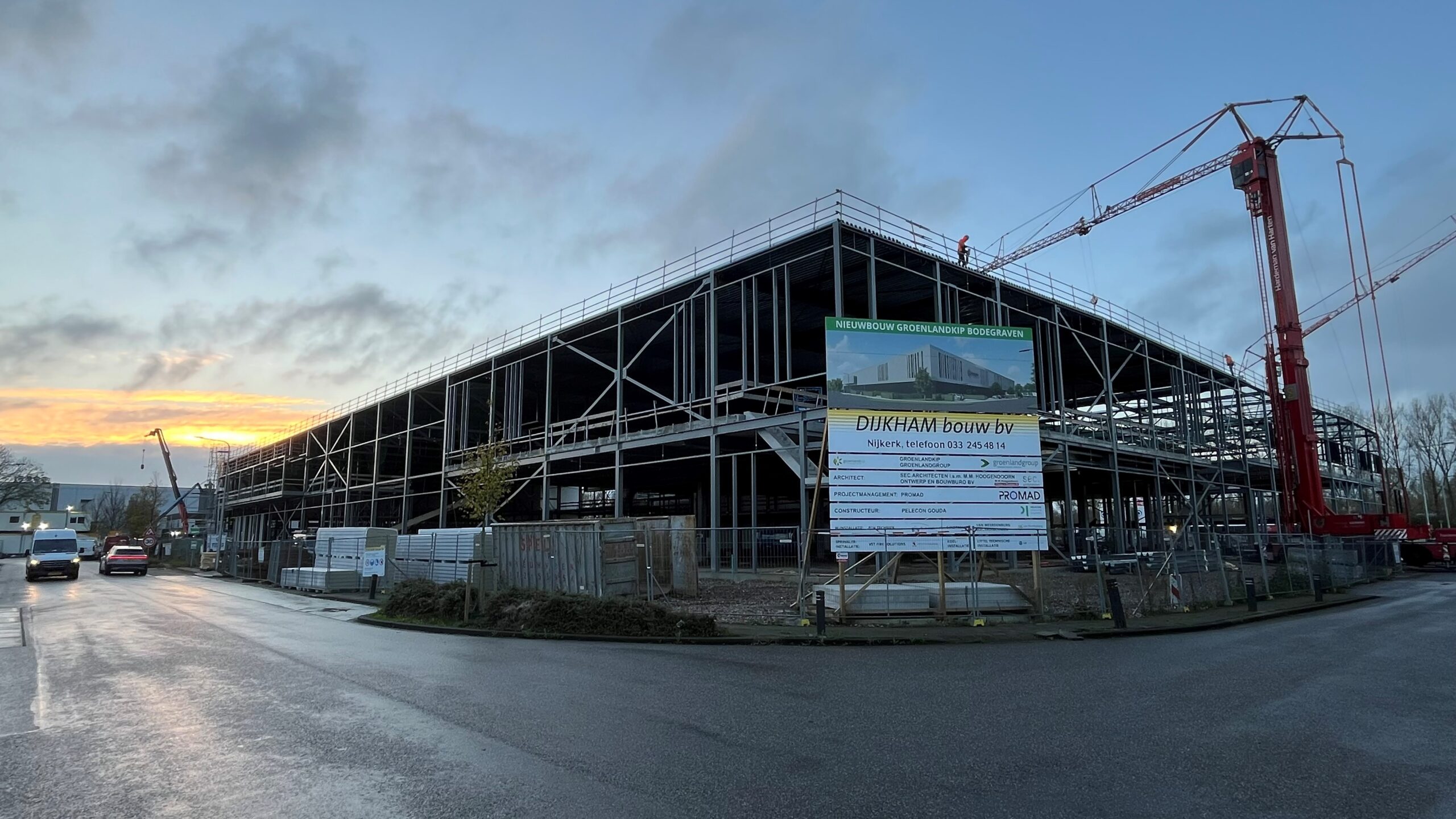 Pelecon werkt aan nieuwbouw GroenlandKip in Bodegraven – pelecon